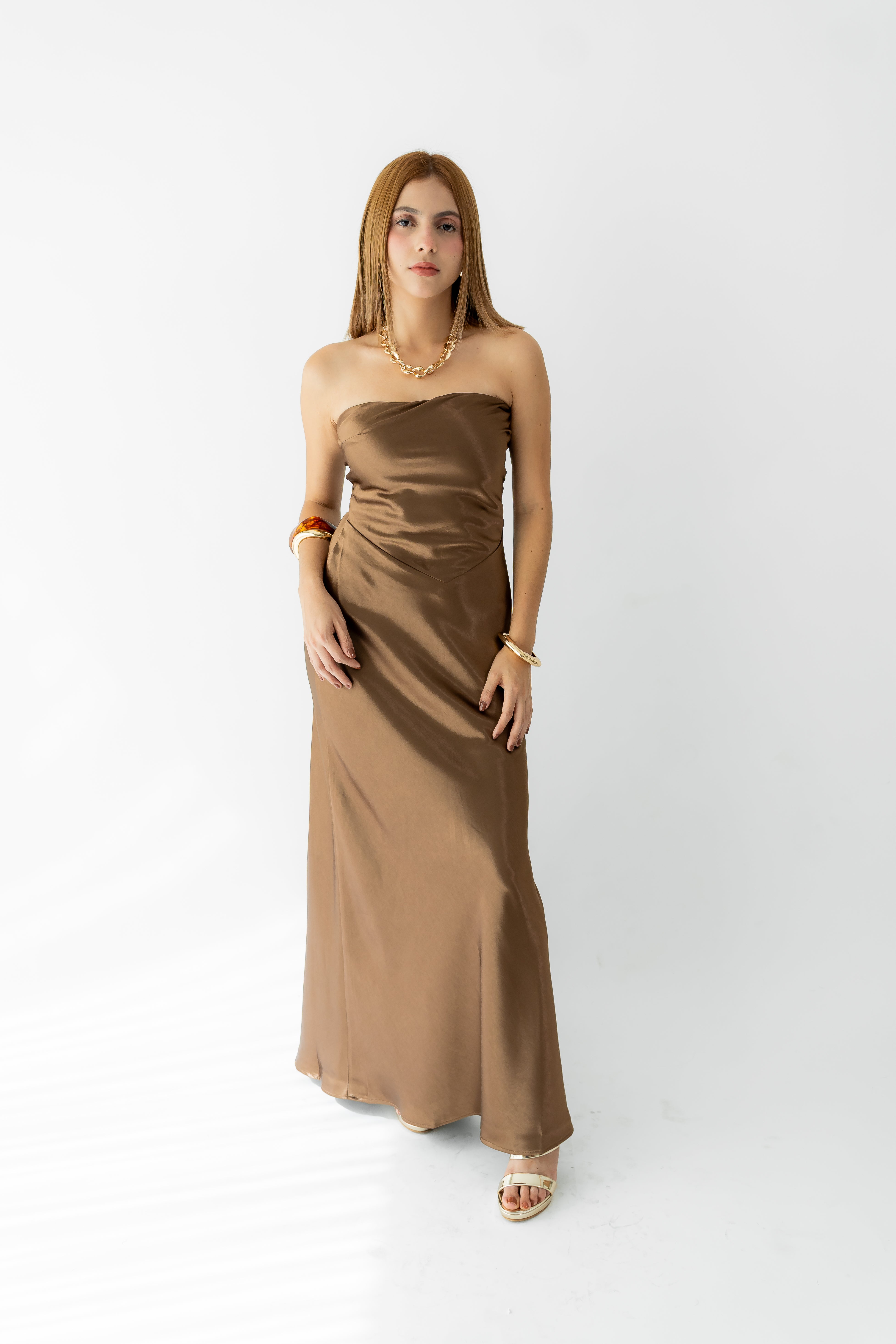 Bronze Glow Vestido – Nikki Boutique